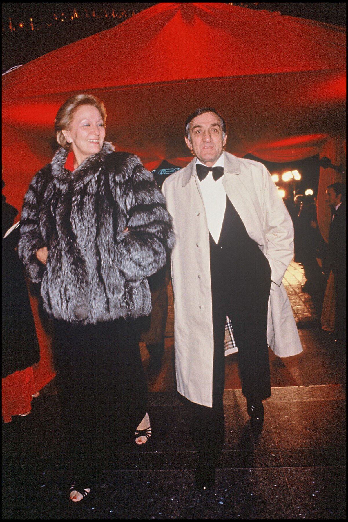 Photo Lino Ventura et sa femme Odette à Paris Purepeople