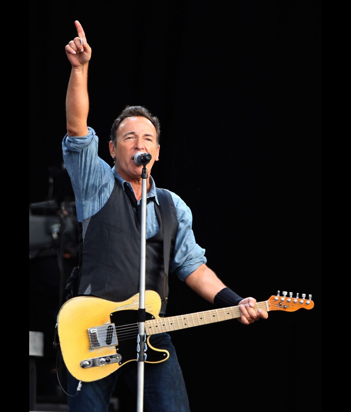 Photo : Bruce Springsteen en concert à Hyde Park le 14 juillet 2012 ...