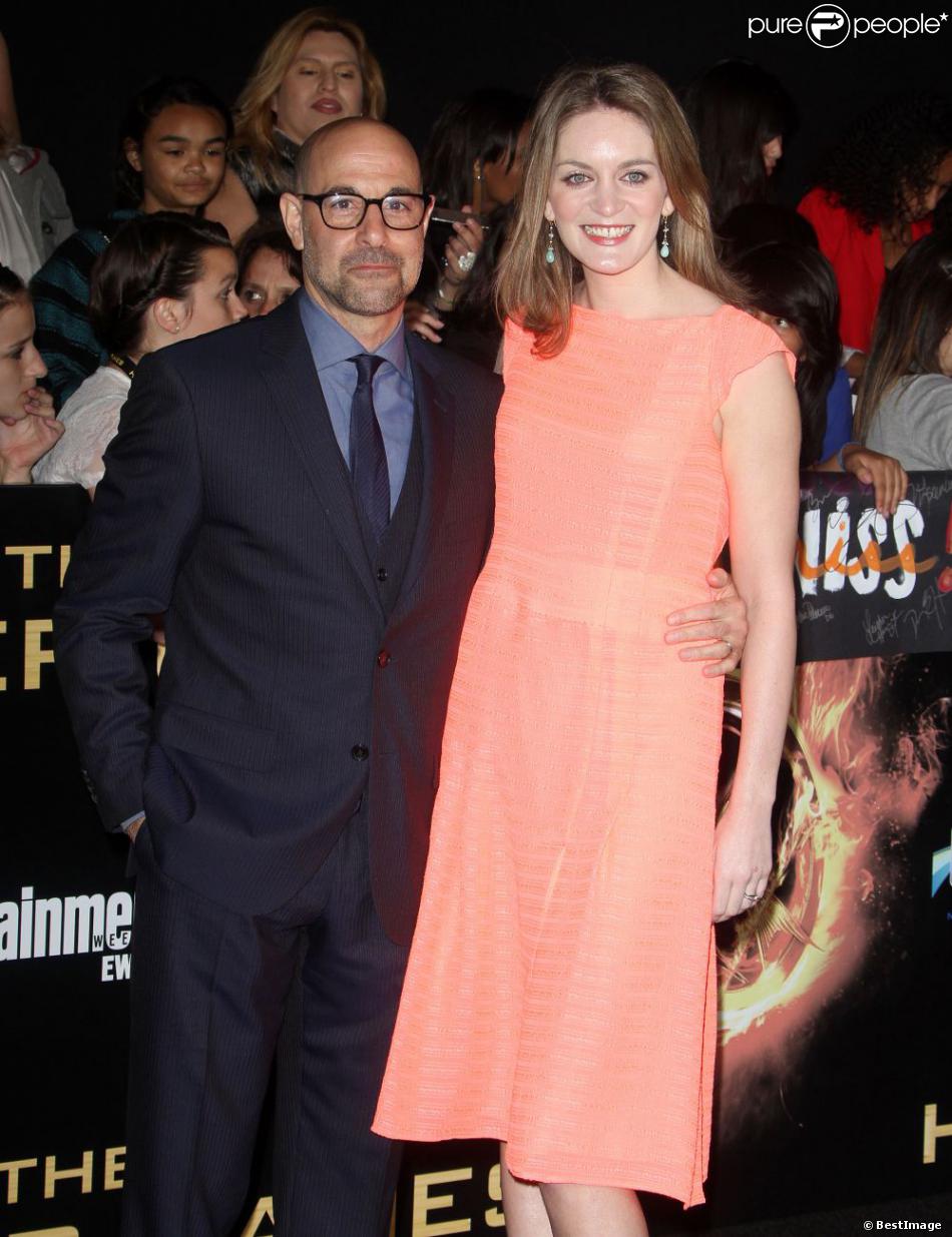 Stanley Tucci et sa femme Felicity Blunt en mars 2012 à Los Angeles ...