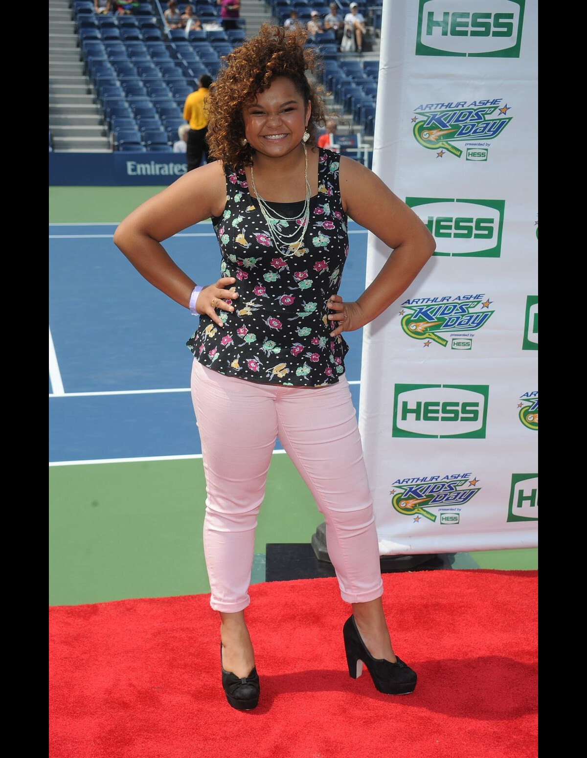 Photo : Rachel Crow lors du 17e Arthur Ashe Kids' Day au USTA Billie ...