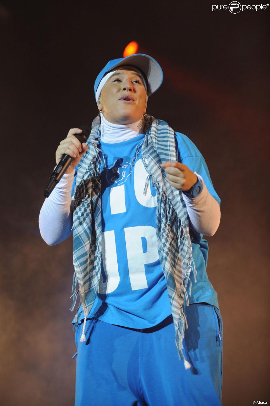 Diam's au Paleo Festival de Nyon en Suisse le 23 juillet 2010 - Purepeople