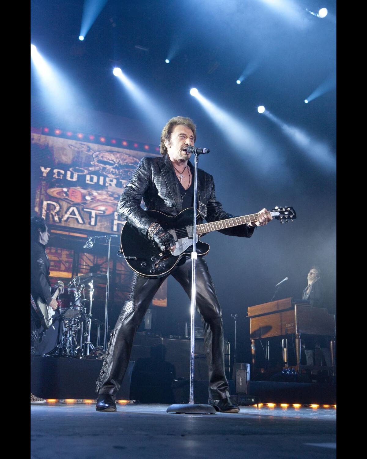 Photo : EXCLU : Johnny Hallyday sur scène à Tel Aviv, le 30 octobre ...