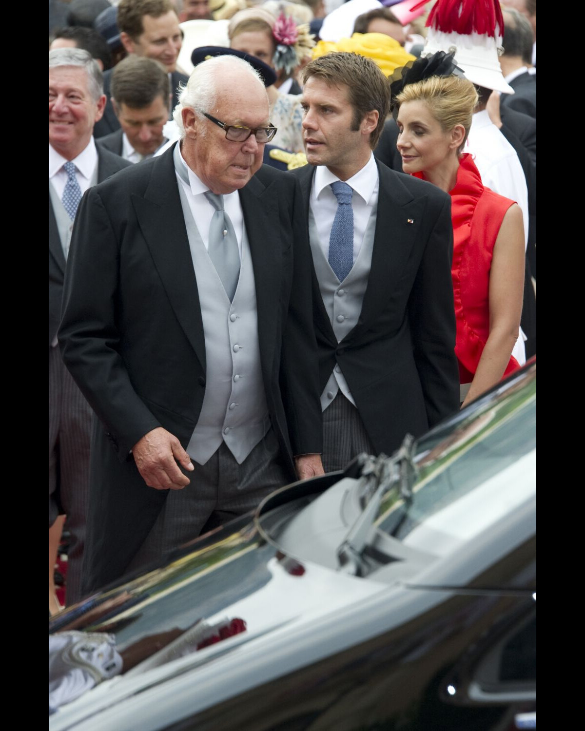 Photo : Le prince Emmanuel-Philibert de Savoie avec son père le prince ...