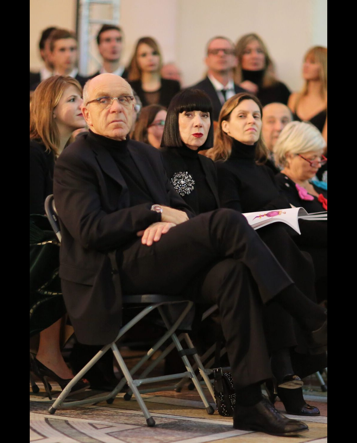 Photo : Chantal Thomass et son compagnon à Paris le 3 décembre 2012 ...