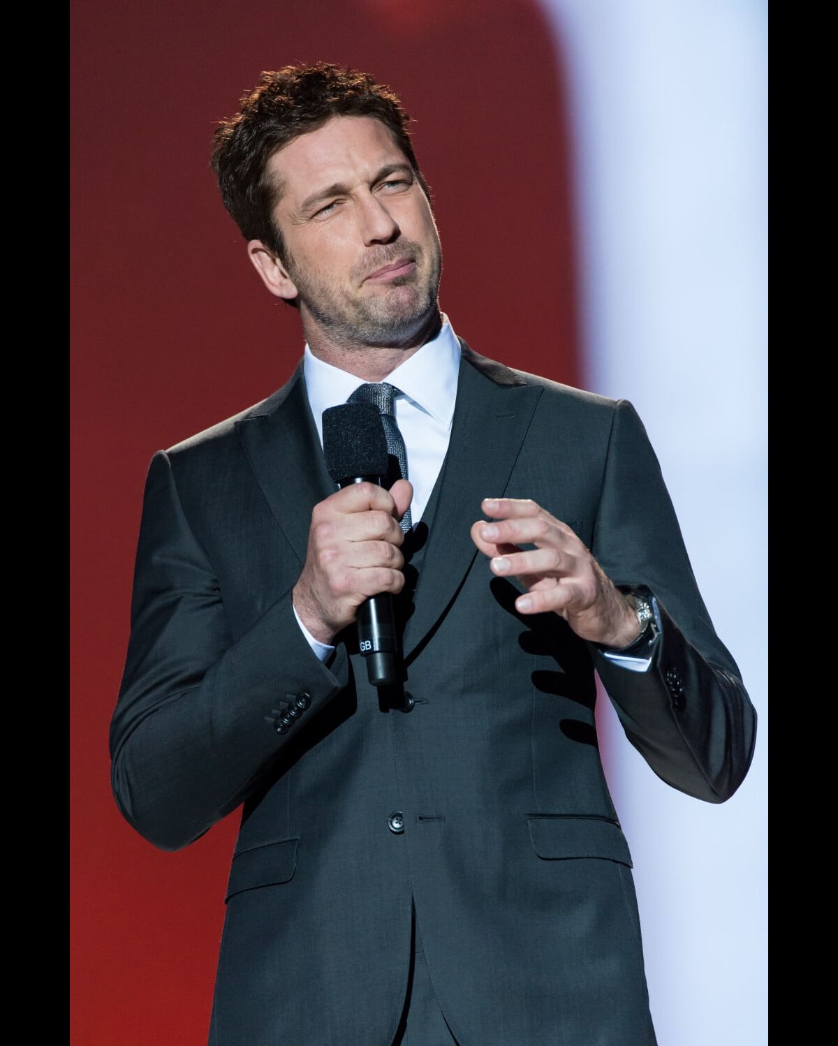 Photo : Gerard Butler lors du concert du Prix Nobel de la Paix, le 11 ...