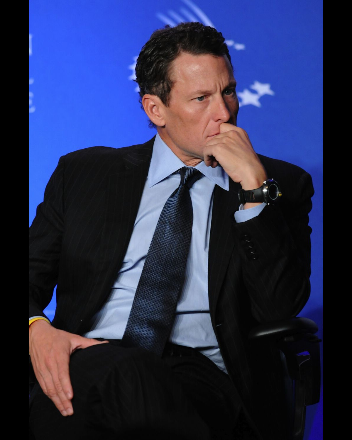 Photo : Lance Armstrong à New York le 22 septembre 2010 - Purepeople