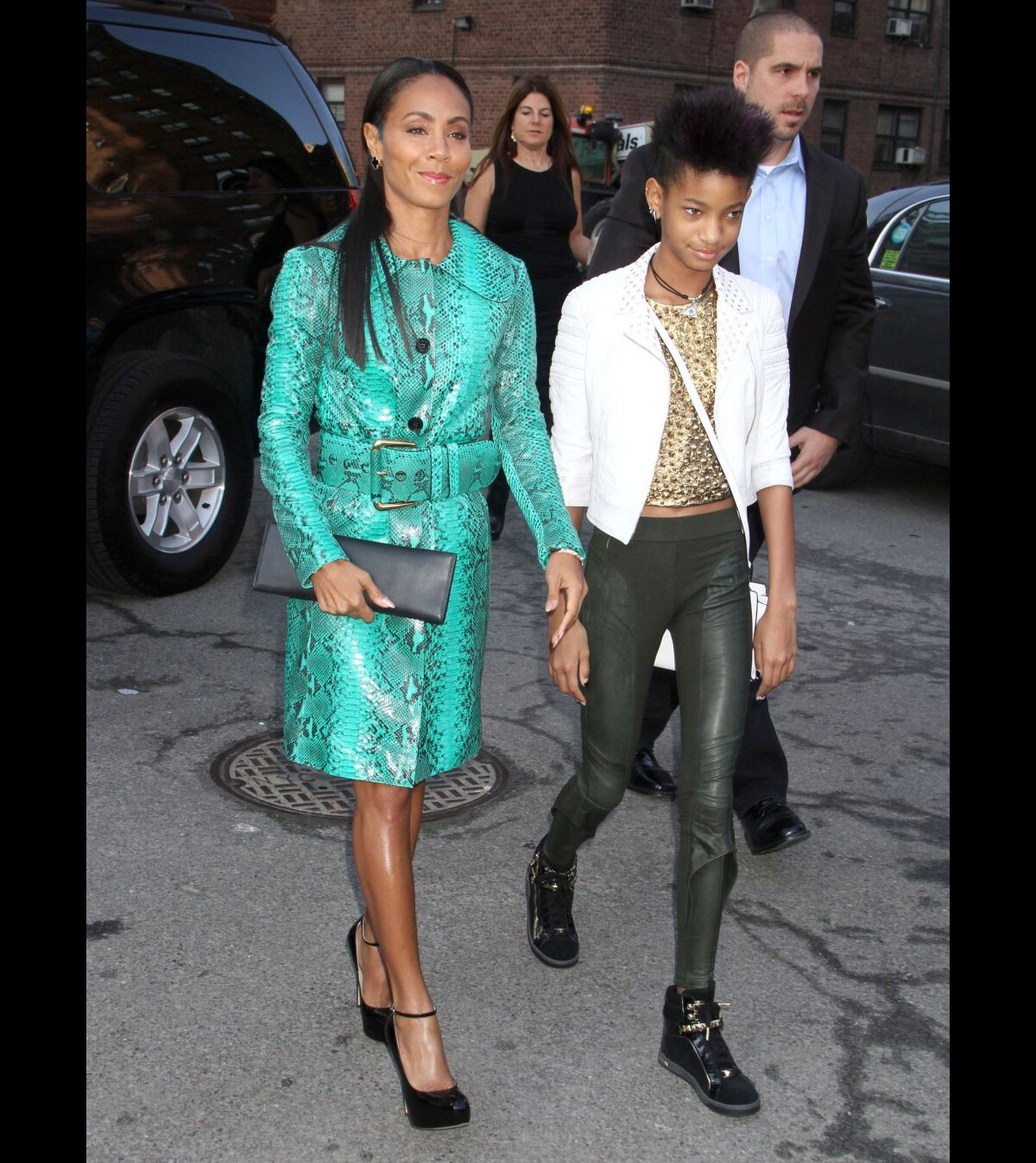 Photo : Jada Pinkett et Willow Smith arrivent au Lincoln Center pour ...