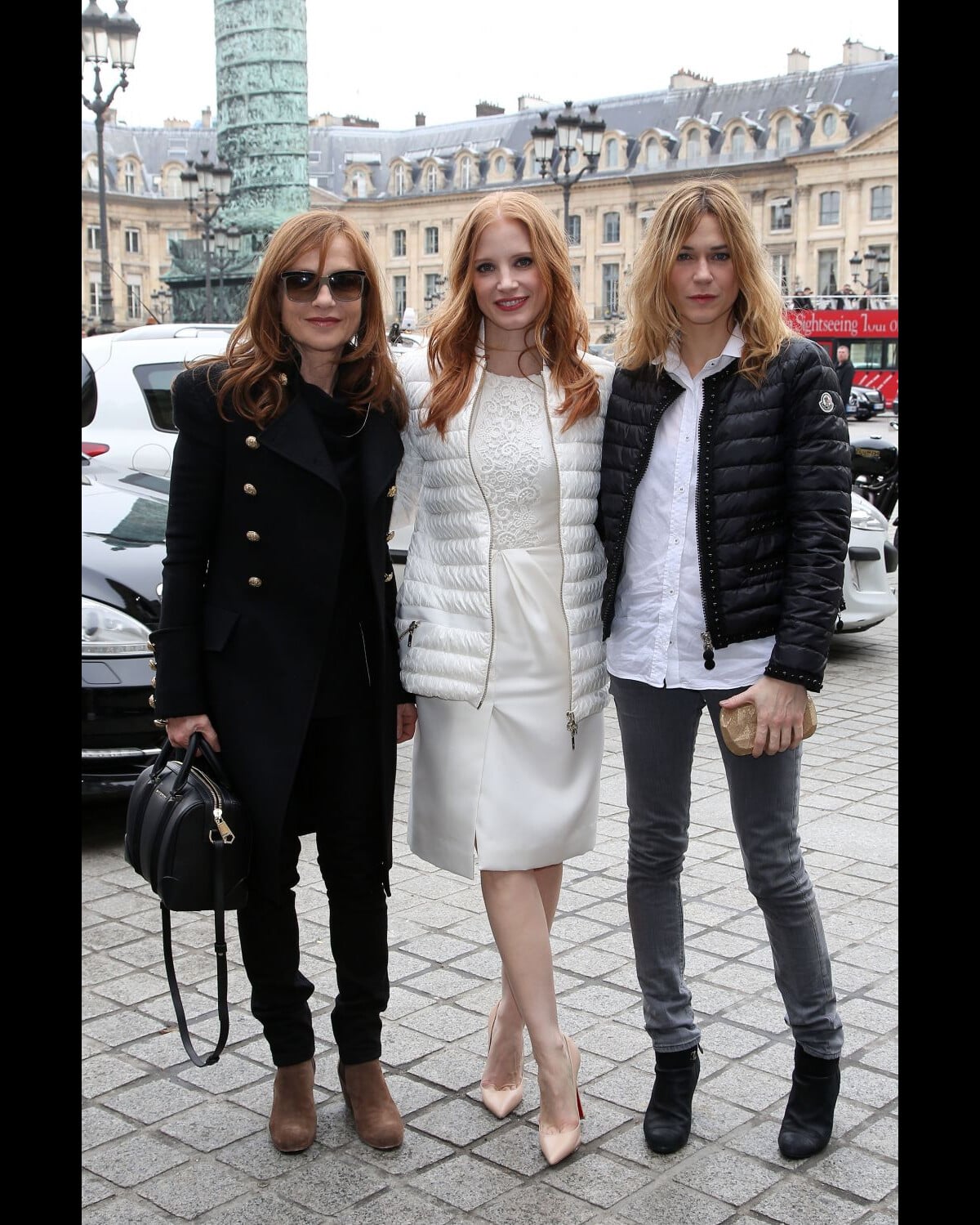 Photo : Isabelle Huppert, Jessica Chastain et Marie-Josée Croze ...