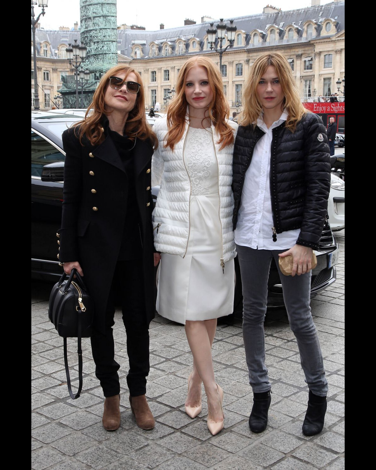Photo : Isabelle Huppert, Jessica Chastain et Marie-Josée Croze ...