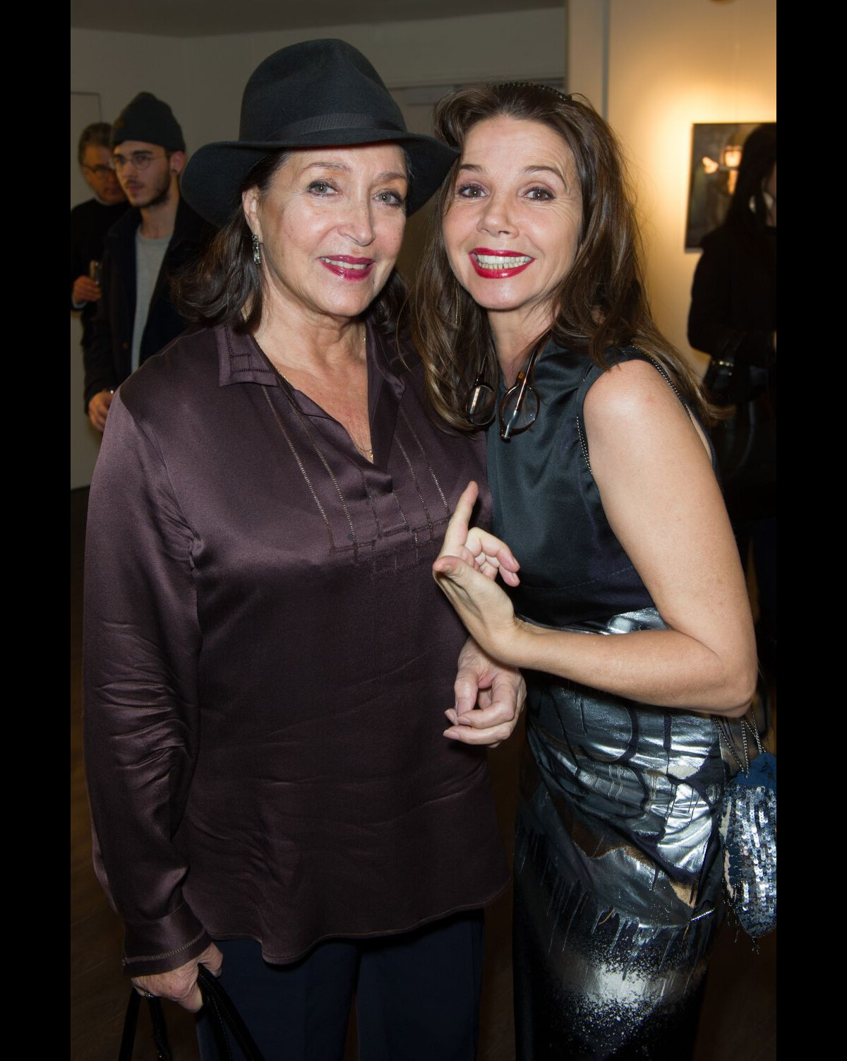 Photo : Exclu - Françoise Fabian et Victoria Abril au vernissage de l ...