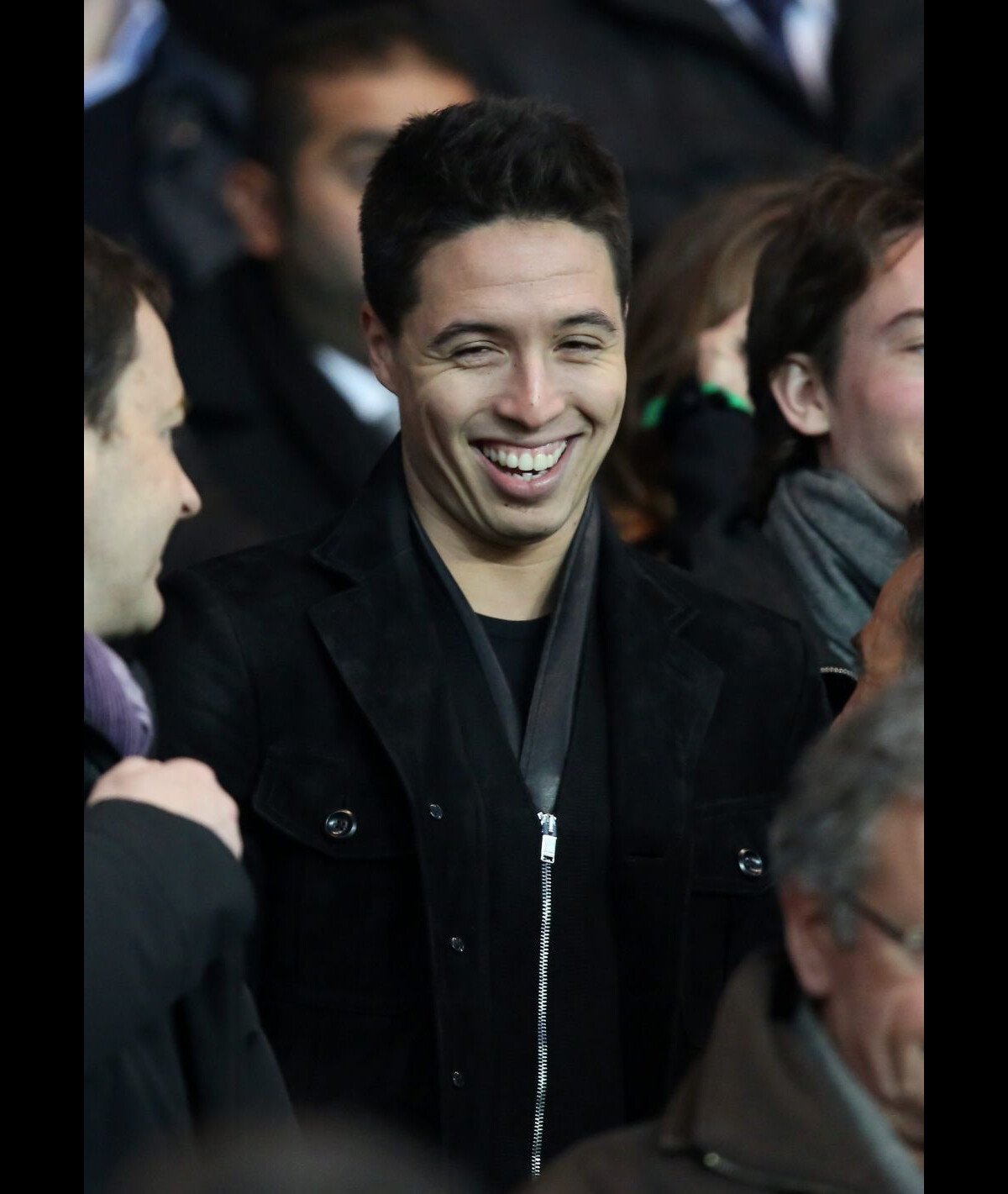 Photo : Samir Nasri pendant le match Paris Saint-Germain - FC Barcelone ...