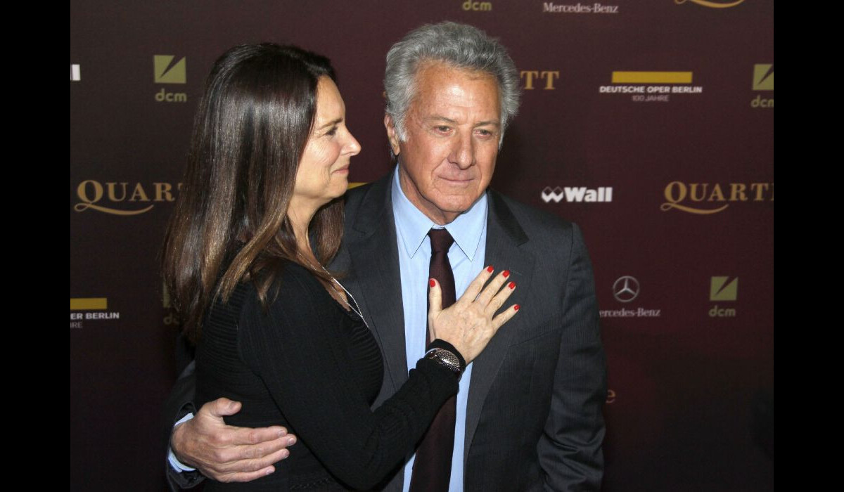 Photo : Dustin Hoffman et sa femme lors de la première de Quartet à ...