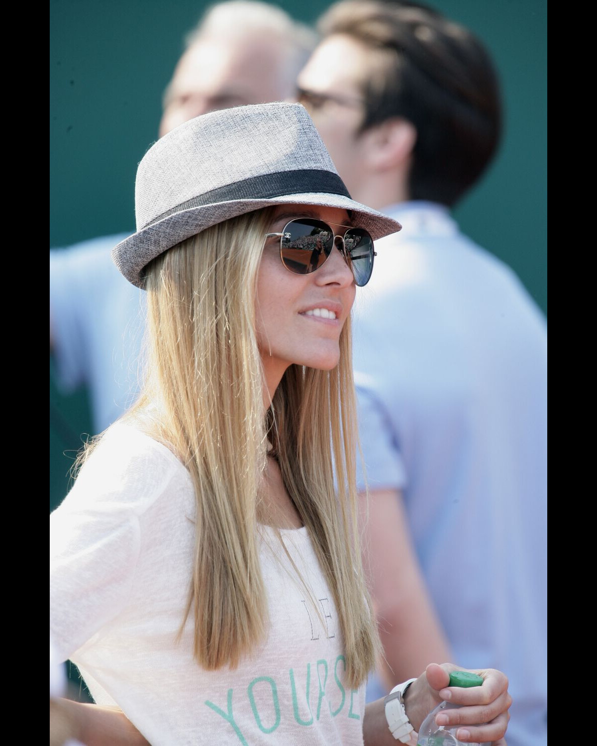 Photo : Jelena Ristic, ravissante lors de la victoire de son homme ...