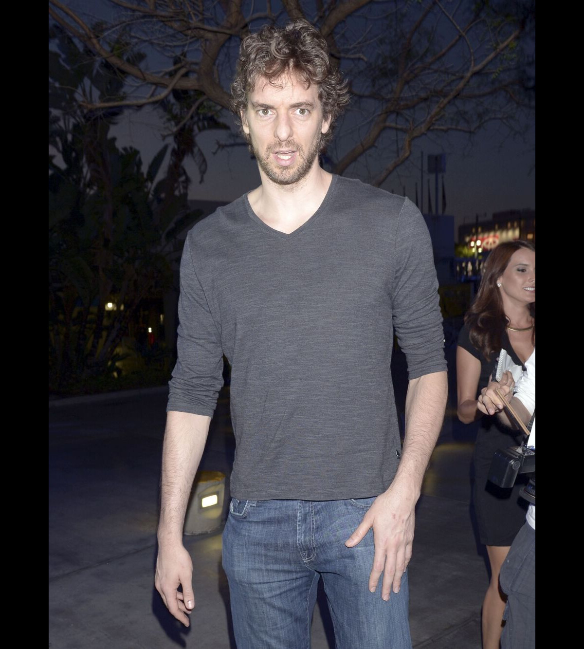 Photo : Pau Gasol va au concert des Rolling Stones à Los Angeles le 3 ...