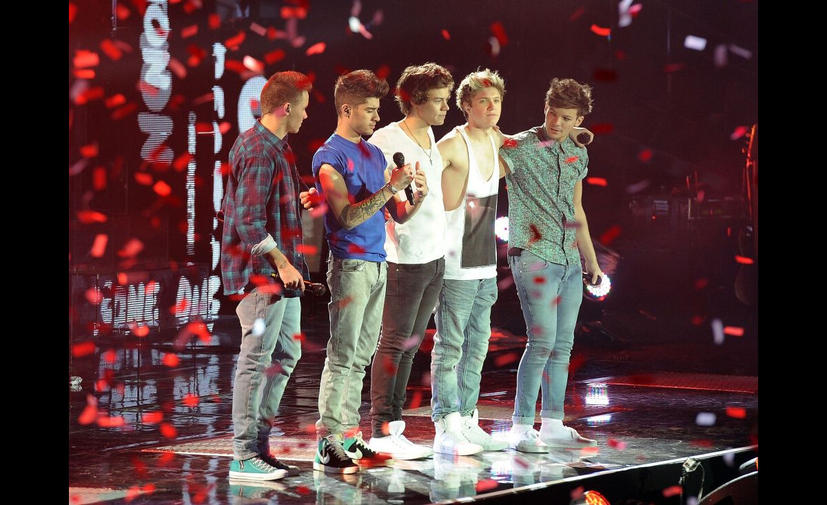 Photo : Liam Payne et son groupe One Direction en concert à Londres, le ...