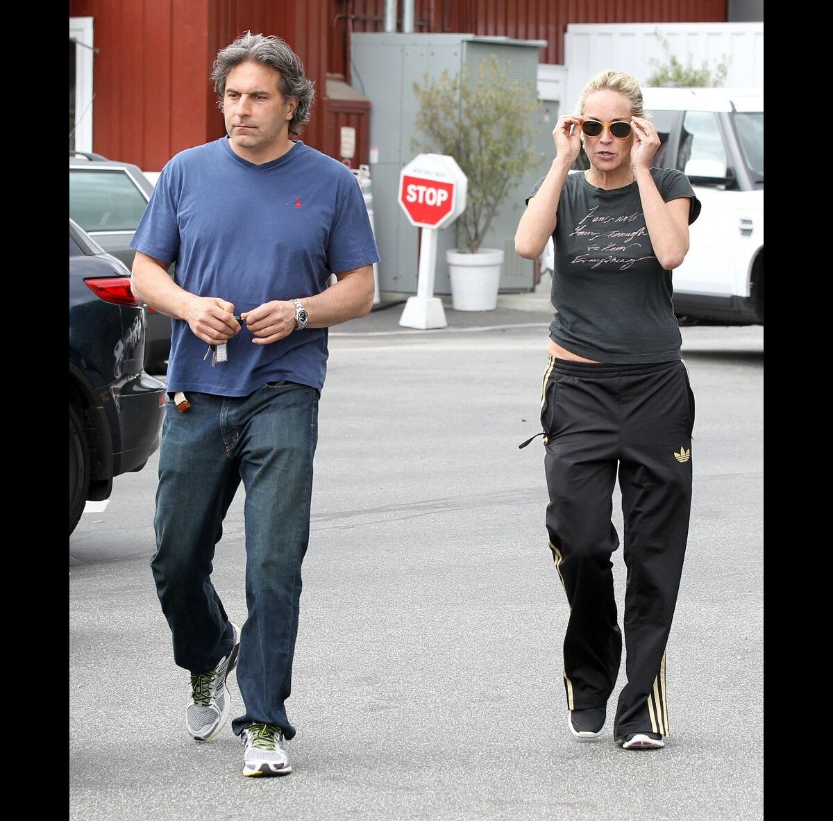 Photo Sharon Stone Et Son Possible Nouvel Amoureux à Brentwood Le 5
