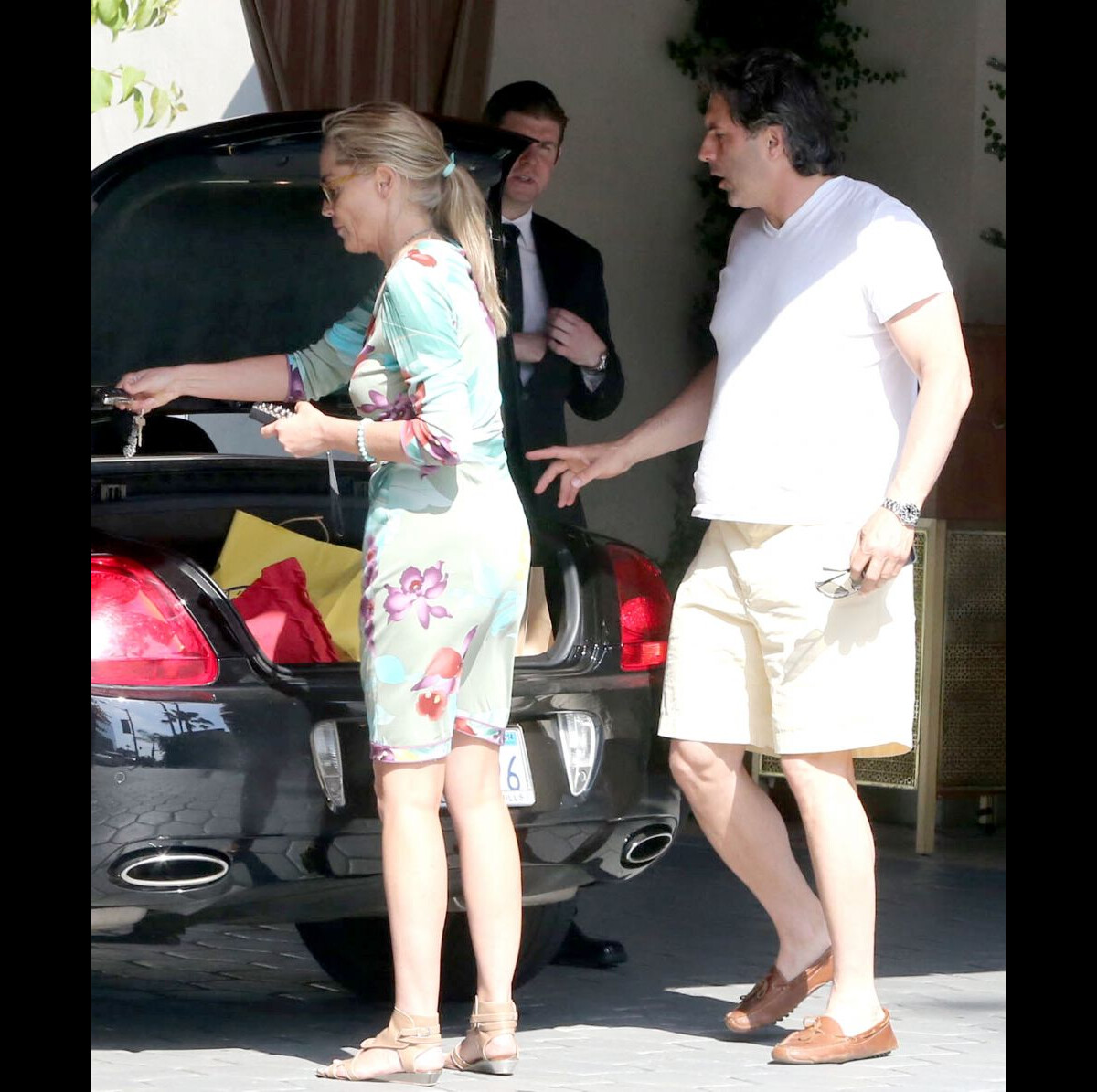 Photo : Exclusif - Sharon Stone arrive au Sunset Tower à Los Angeles ...