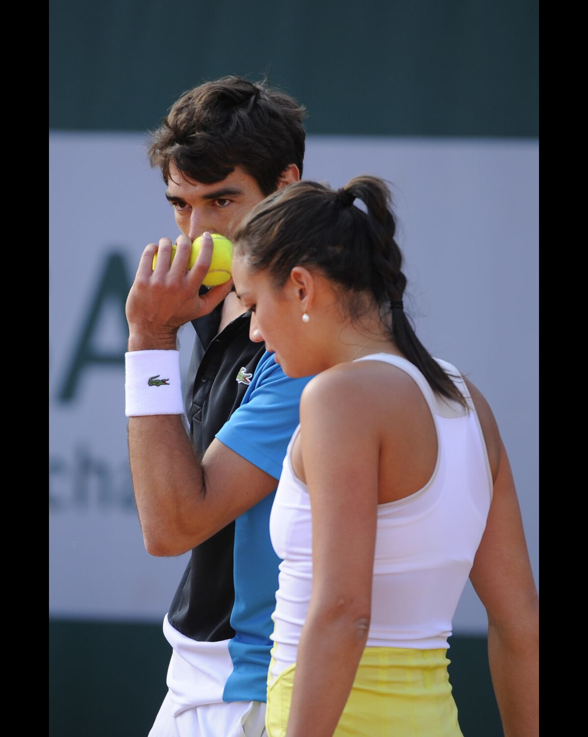 Photo : Jérémy Chardy et Alizé Lim : les amoureux disputent un double ...