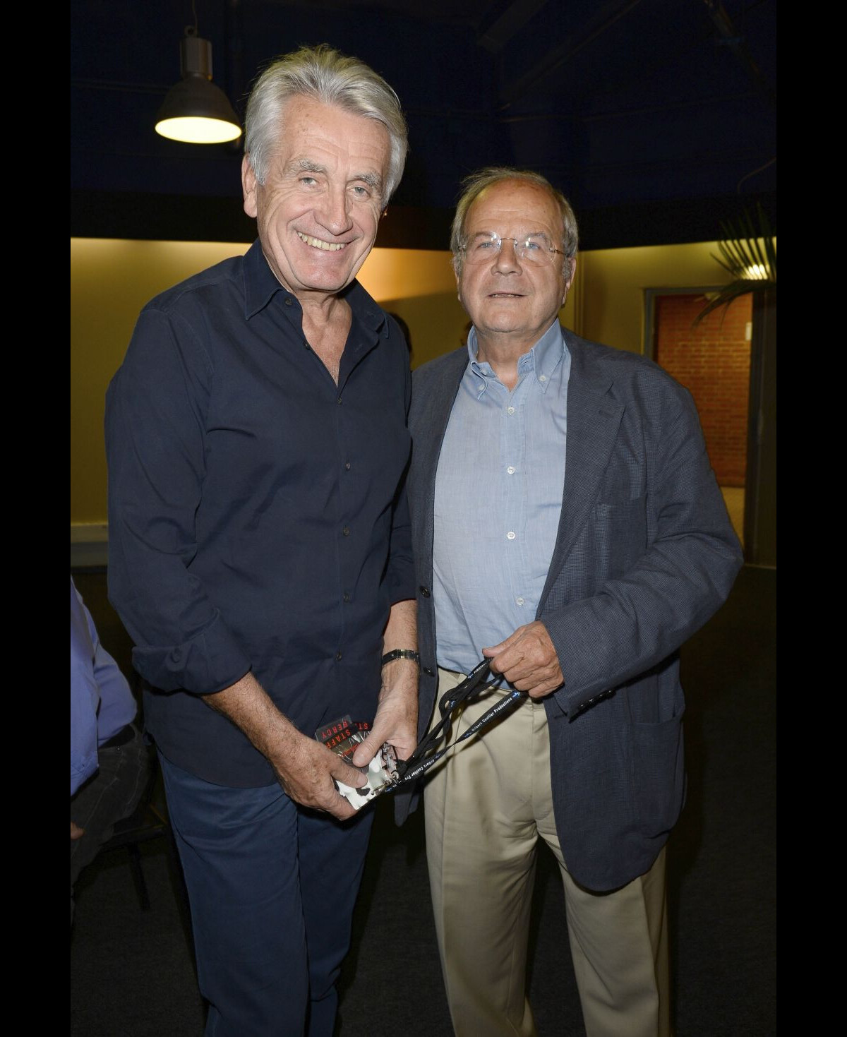 Photo : Gilbert Coullier et Marc Ladreit de Lacharriere au concert de ...