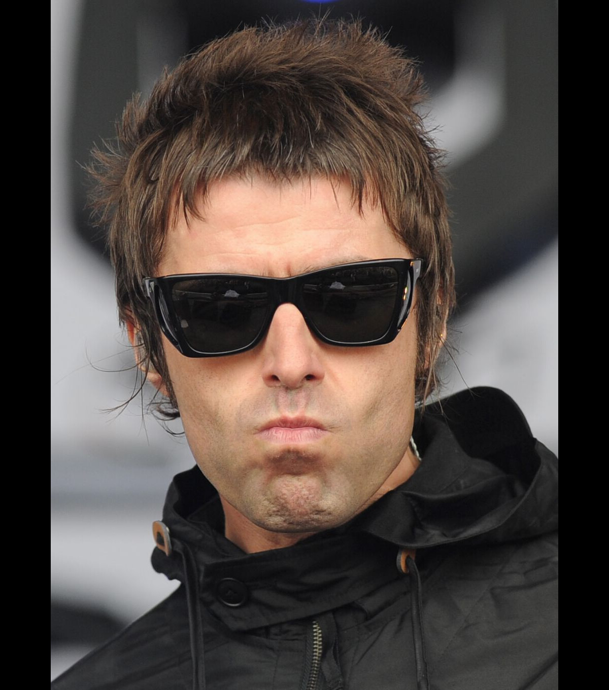Photo : Liam Gallagher au festival de Glastonbury, Worthy Farm ...