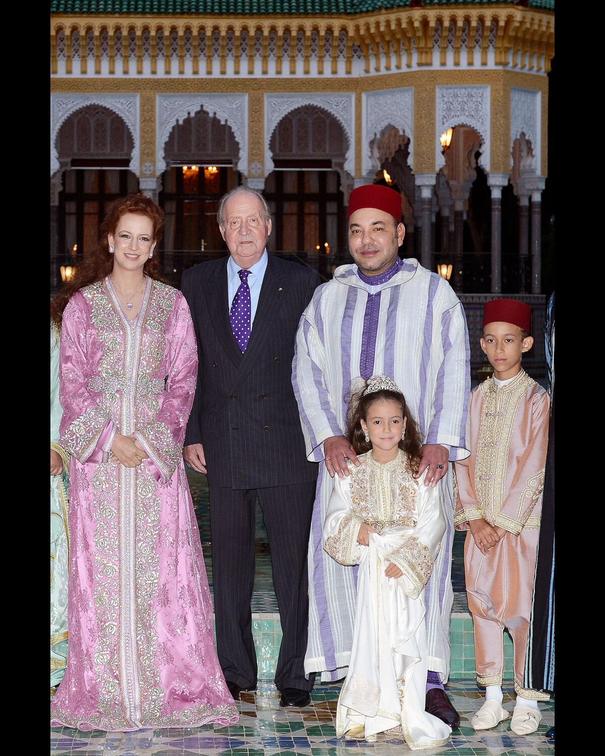 Photo : La princesse Lalla Salma et le roi Mohamed VI du Maroc avec ...