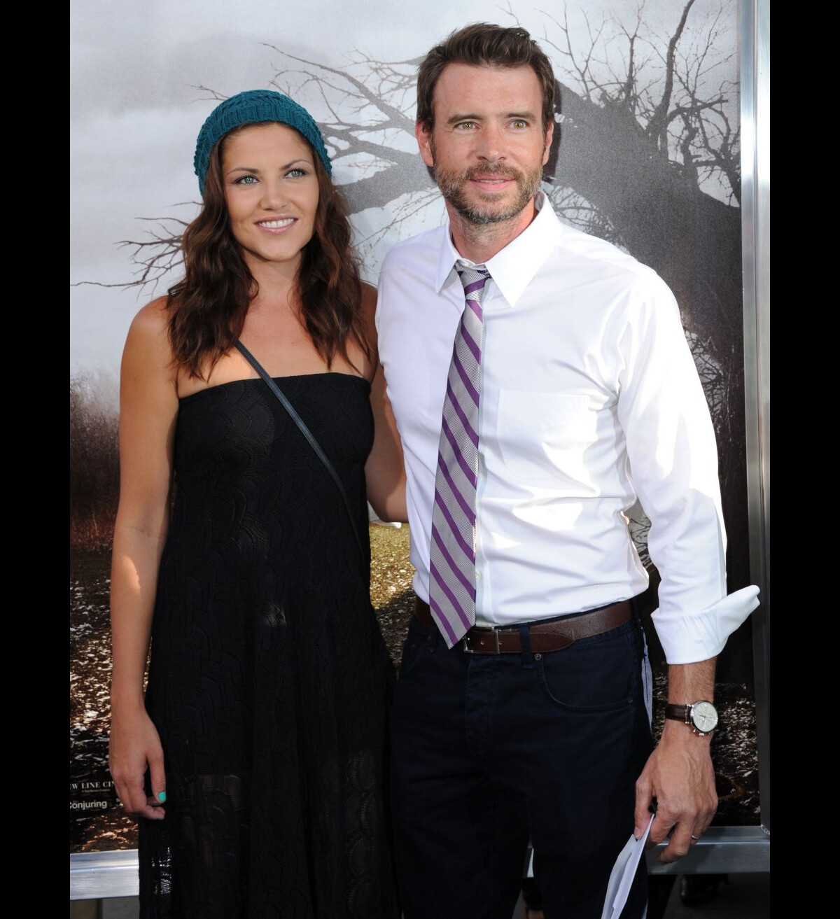 Photo : Scott Foley et Marika Dominczyk à la première de The Conjuring ...
