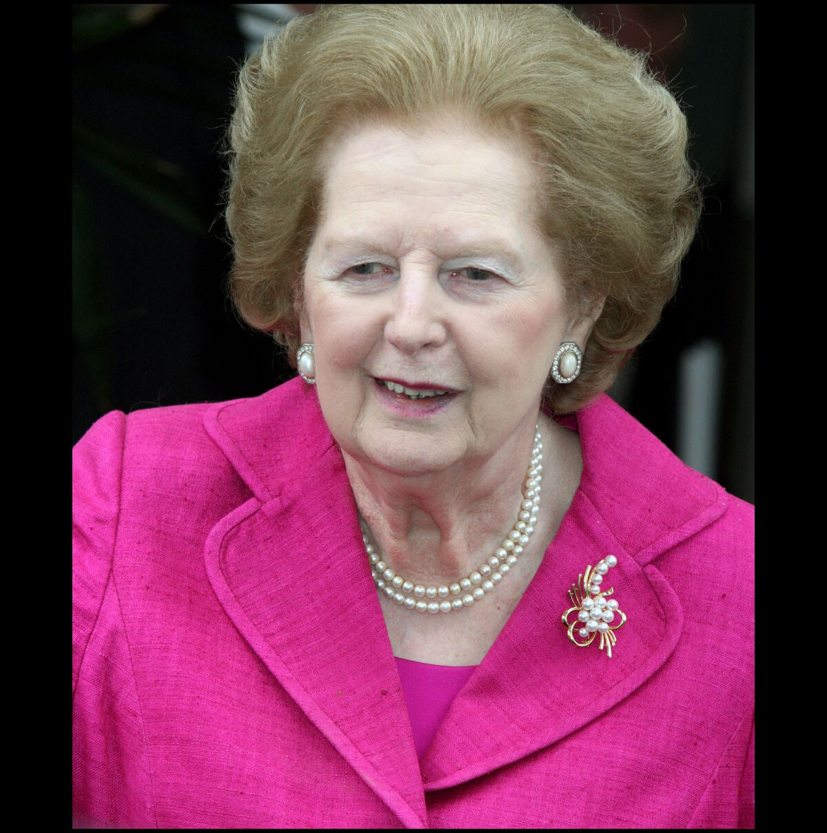 Photo : La baronne Margaret Thatcher à Southhampton, le 2 juin 2008 ...