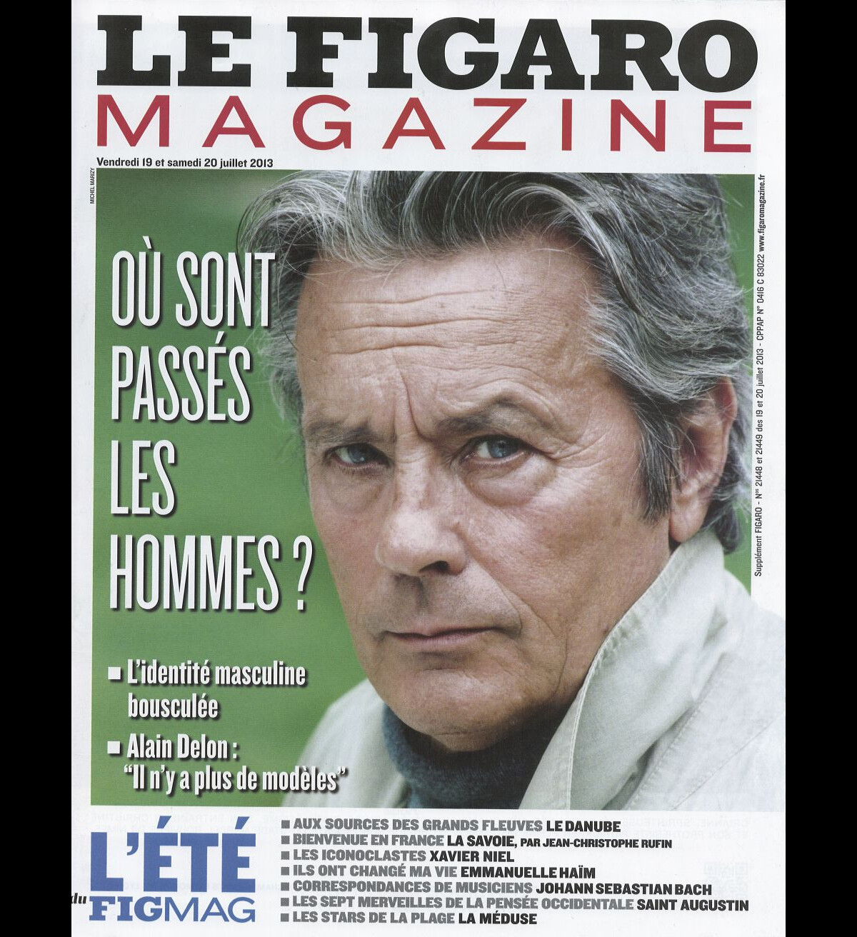 Photo : "Le Figaro Magazine" du 19 juillet 2013 - Purepeople
