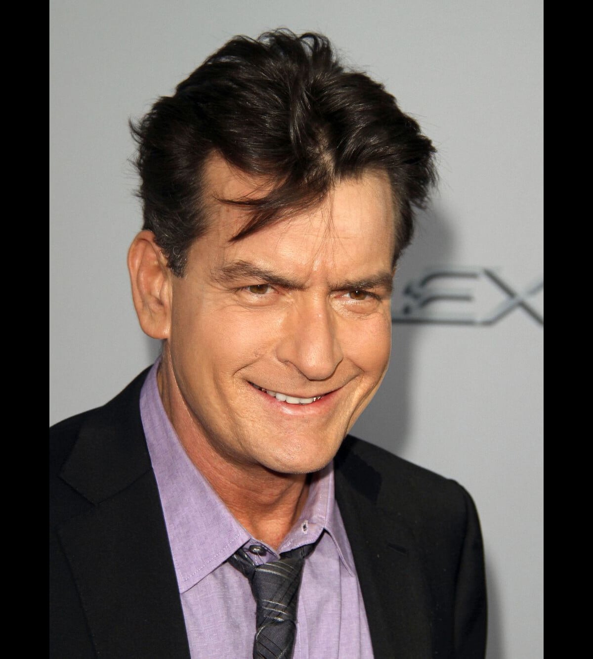 Photo : Charlie Sheen à la première de "Scary Movie 5" à Hollywood, le ...