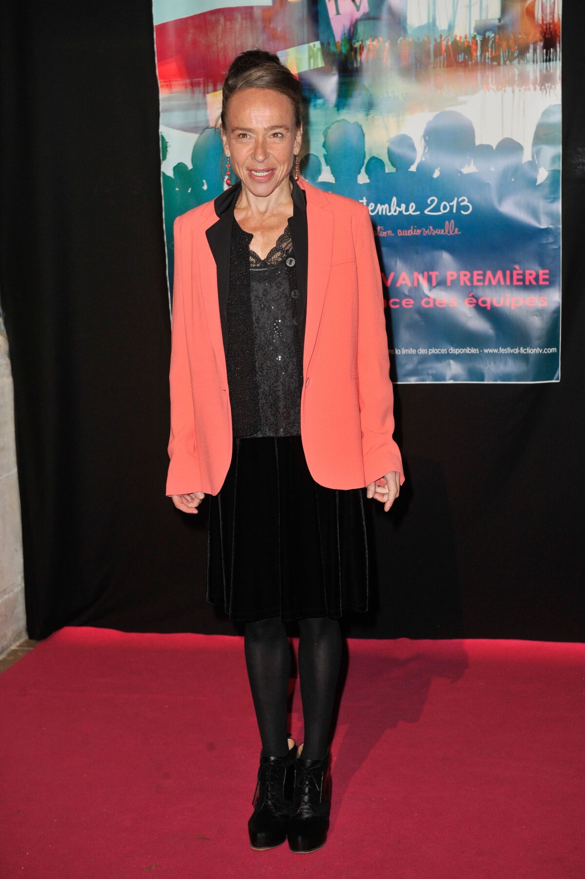 Photo : Dominique Frot sur le tapis rouge de la cérémonie de clôture du ...