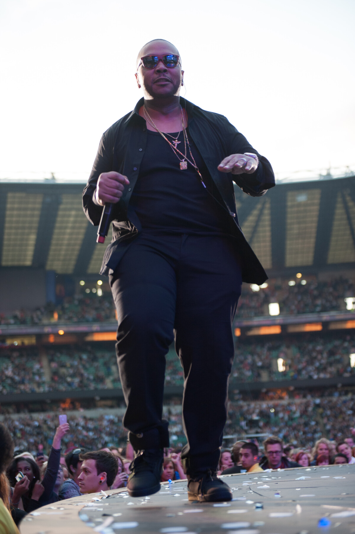 Photo : Timbaland à Twickenham en Angleterre, le 1er juin 2013 ...