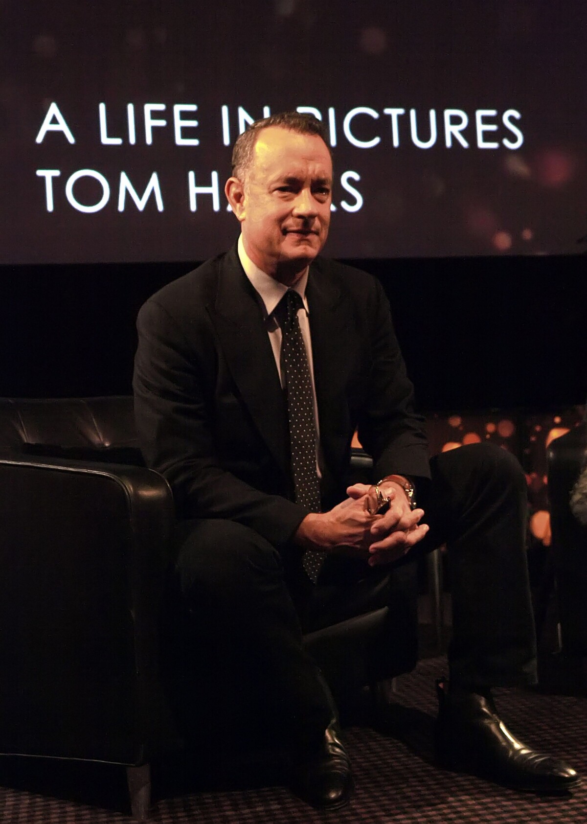 Photo : Tom Hanks lors de la soirée organisée par les BAFTA à Londres ...
