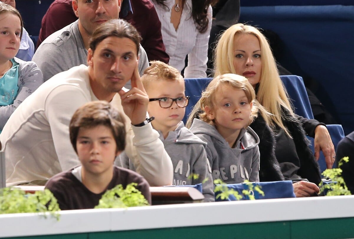 Photo : Zlatan Ibrahimovic, avec sa femme Helena Seger et leurs deux ...