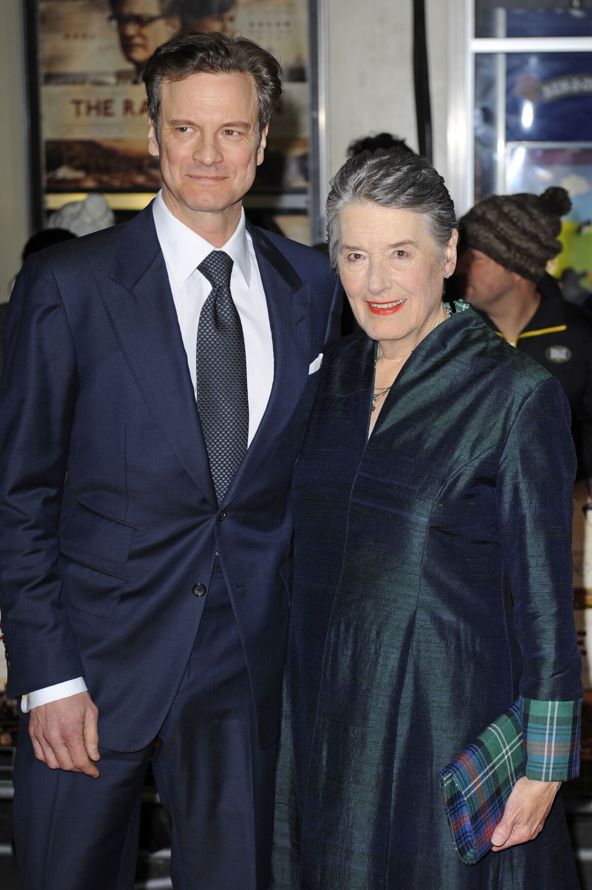 Photo : Colin Firth et Patti Lomax lors de la première du film Railway ...