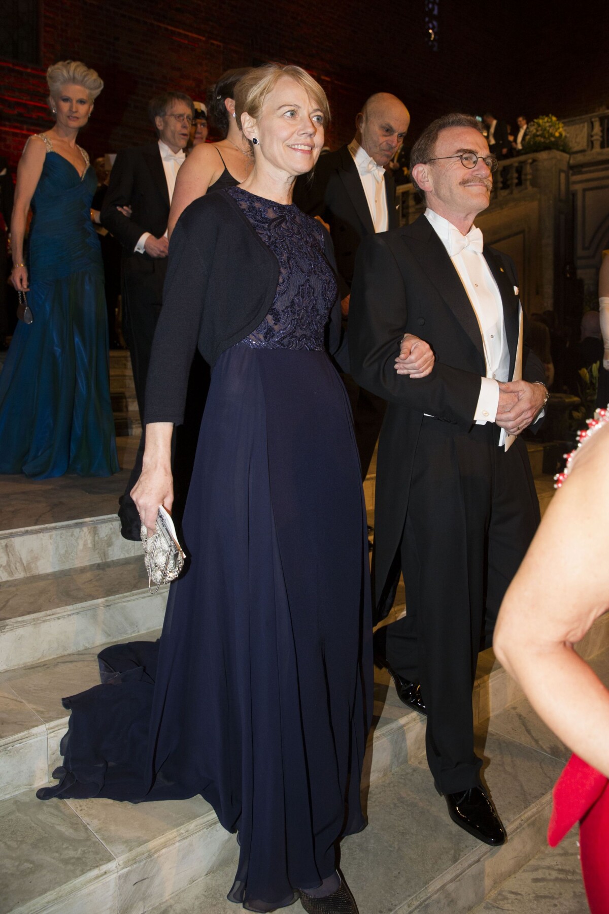 Photo : Randy W. Schekman (Nobel de médecine) et Jenny Munro au banquet ...
