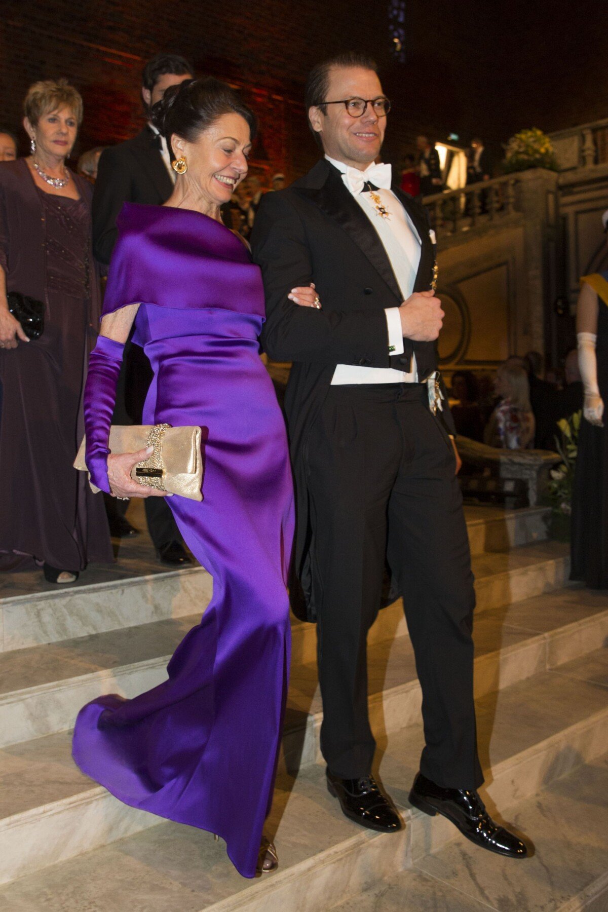 Photo : Le prince Daniel de Suède et Joy Hirsch (épouse de James E ...