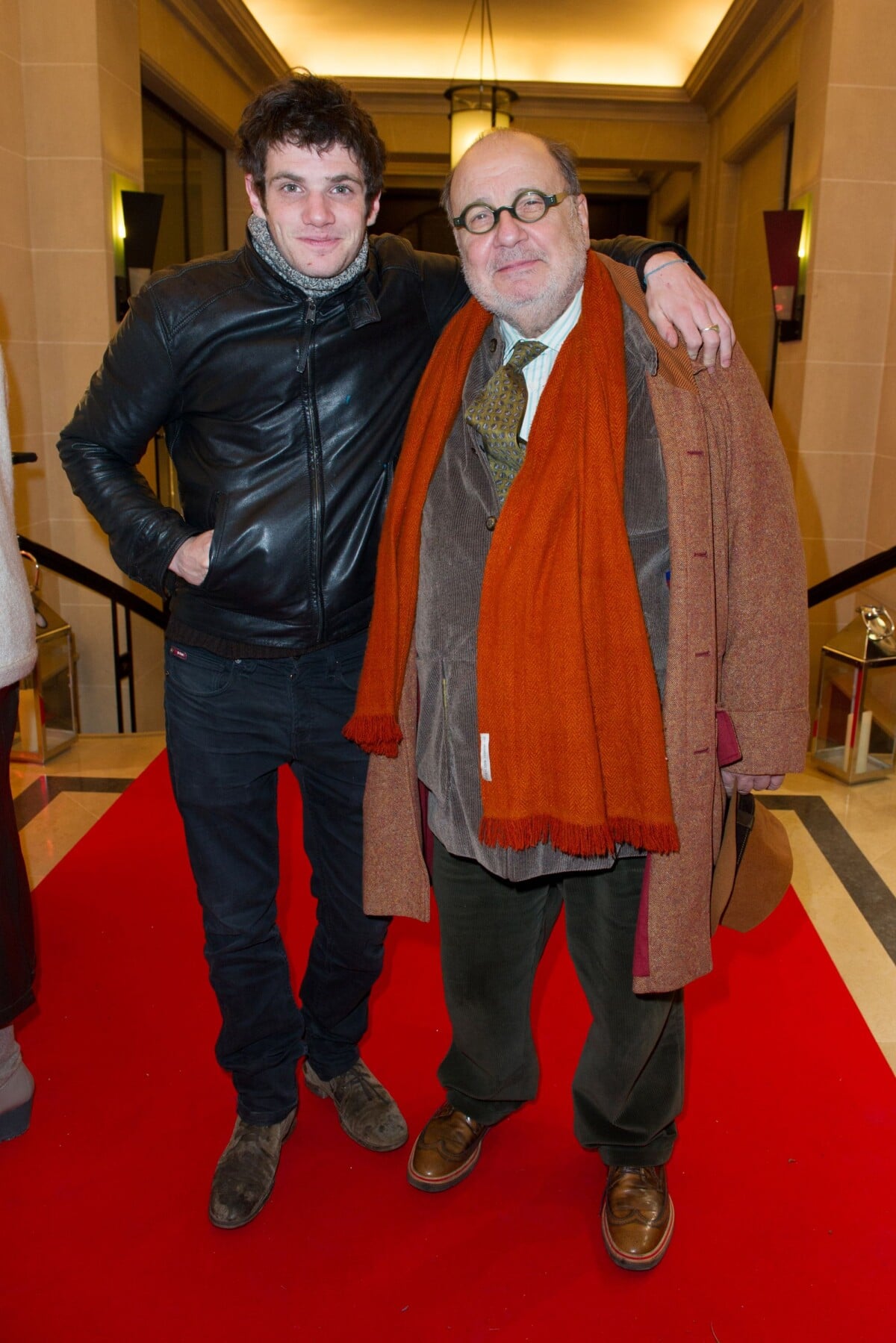 Photo : Serge Moati et son fils Félix Moati à la soirée de lancement du ...