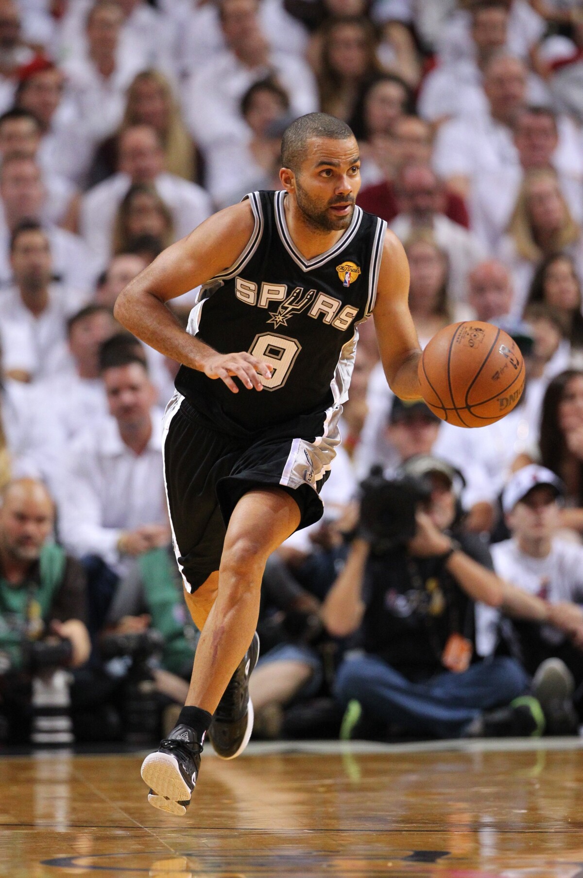 Photo : Tony Parker lors du second match des finales NBA face à Miami ...