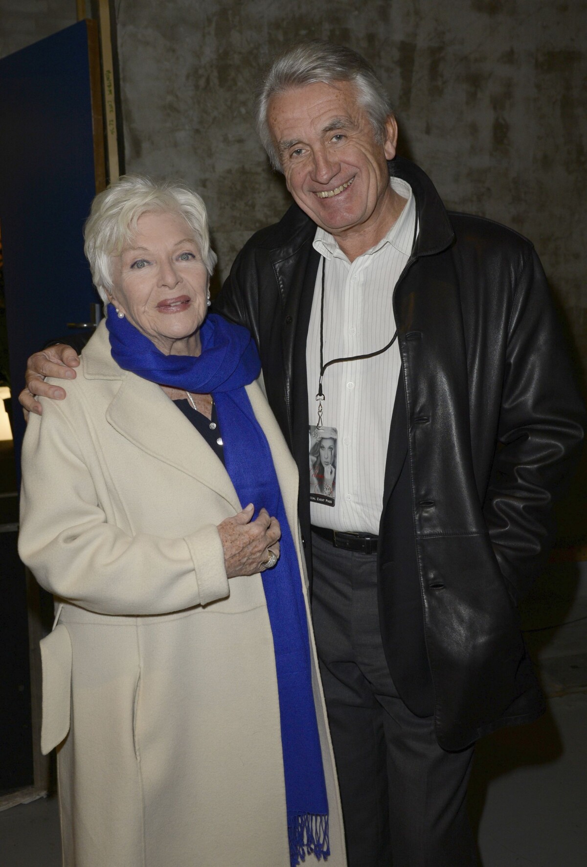 Photo : Line Renaud et Gilbert Coullier au concert de Céline Dion au ...