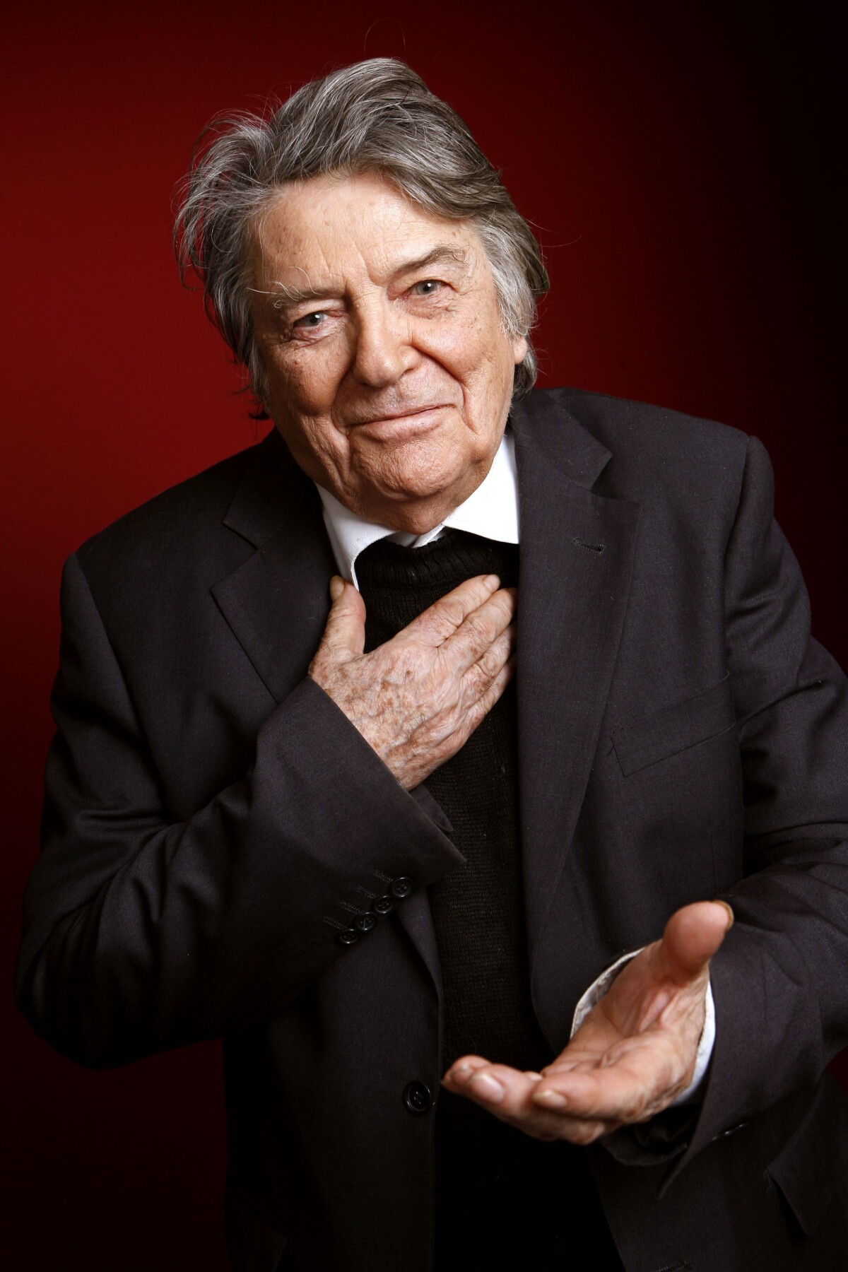 Photo : Jean-Pierre Mocky en janvier 2012. - Purepeople