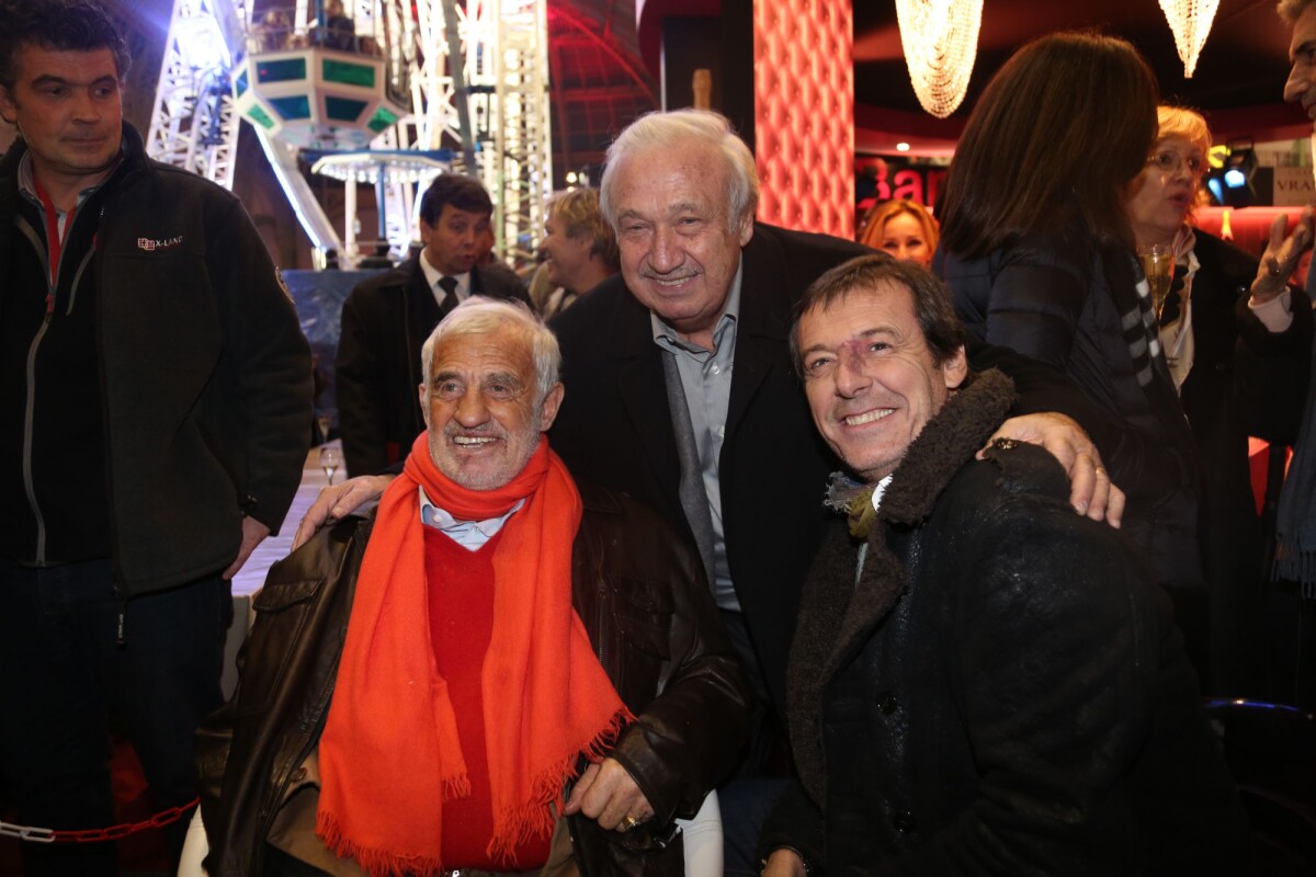 Photo : Jean-Luc Reichmann, Marcel Campion et Jean-Paul Belmondo à la ...