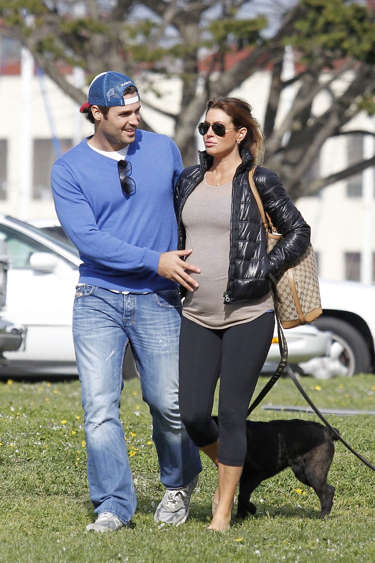 Photo : Rachel Uchitel et son époux Matt Hahn dans un parc de San ...