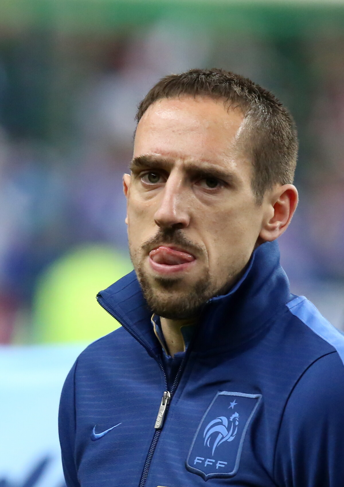 Photo : Franck Ribéry au Stade de France en match de barrage face à l ...