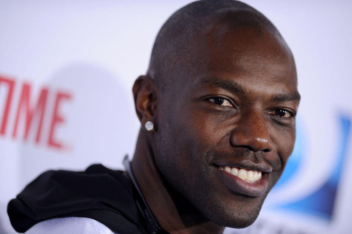 Photo : Terrell Owens en conférence de presse lors du Celebrity Beach ...