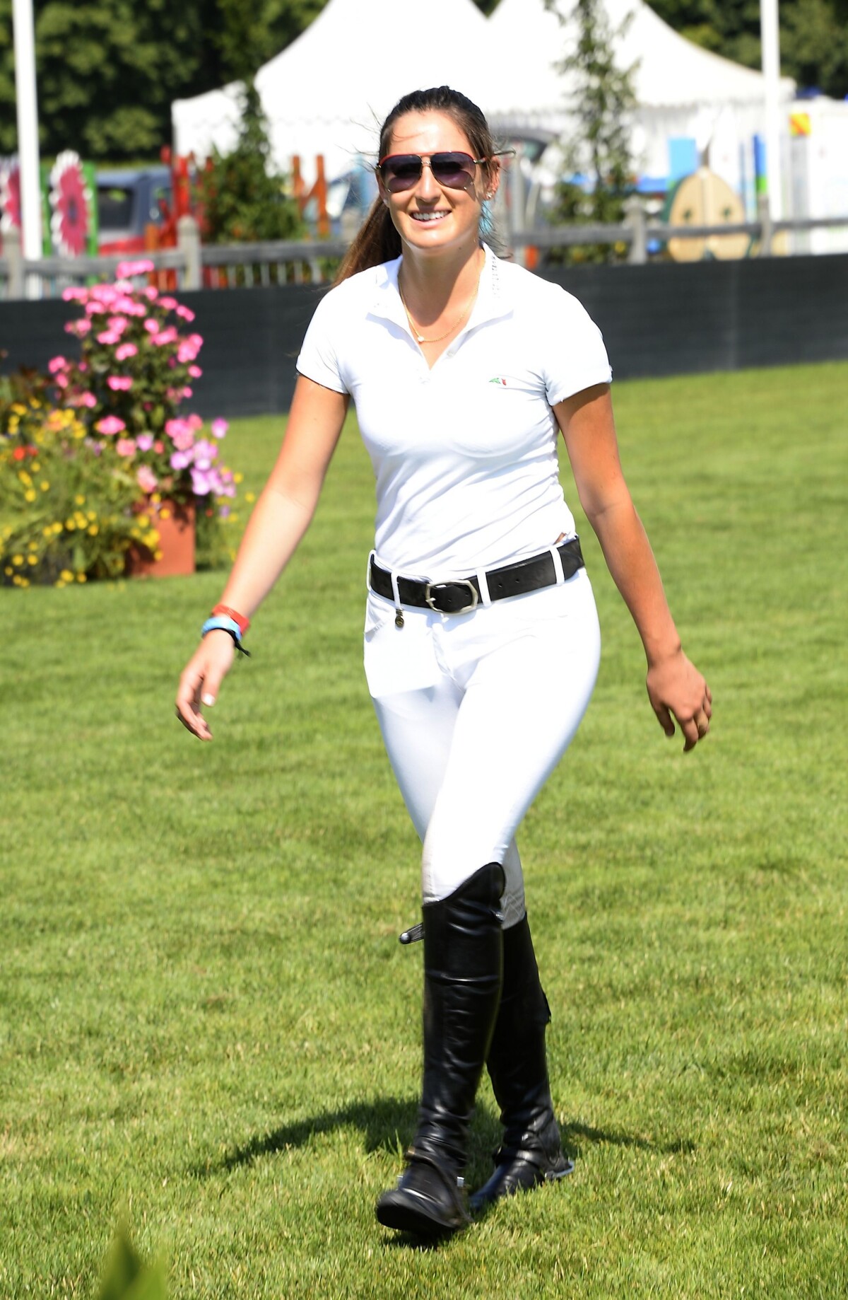 Photo : Jessica Springsteen - Jumping international à l'hippodrome de ...