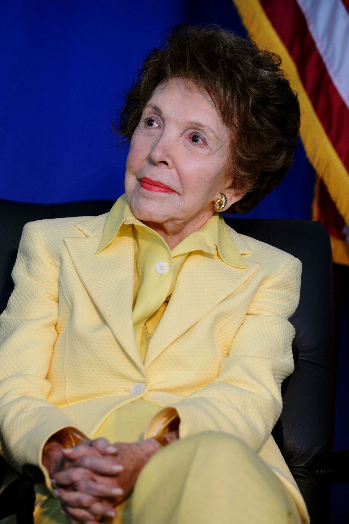 Photo : Nancy Reagan à la Ronald Reagan Presidential Library de Simi ...