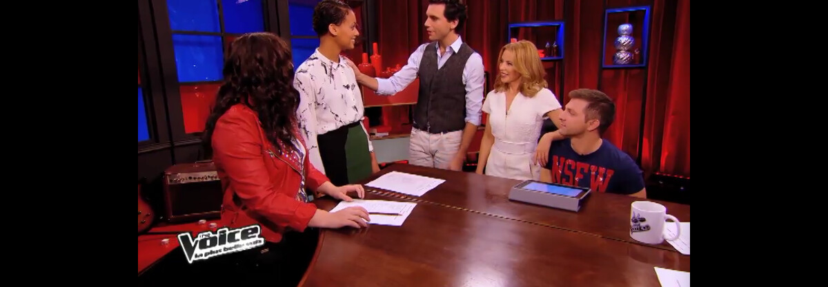Photo : Melissa Bon et Caroline Savoie répètent avec Kylie Minogue et ...