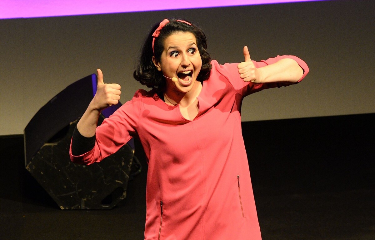 Photo : Nadia Roz au 1er Prix Egalité 2014 à La Gaîté lyrique à Paris ...