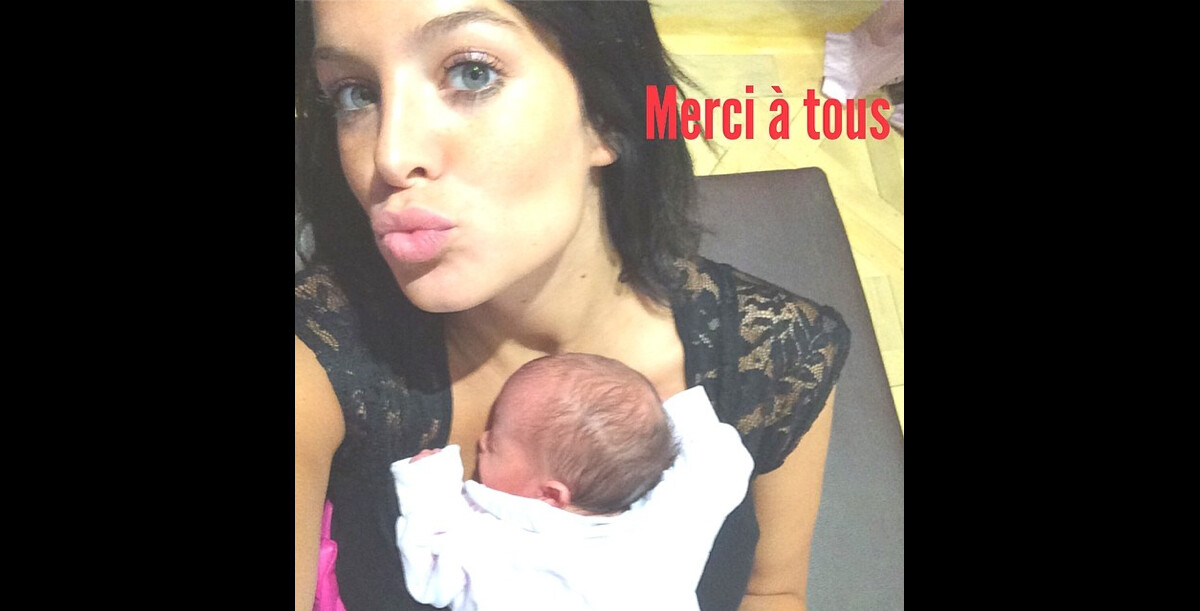 Photo : Jade Foret, peu après la naissance de sa petite Mila. - Purepeople