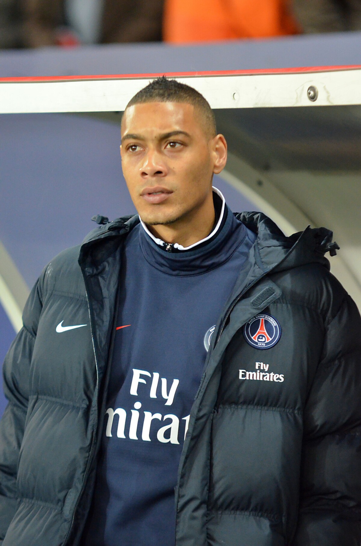 Photo : Guillaume Hoarau à Paris, le 8 avril 2012. - Purepeople